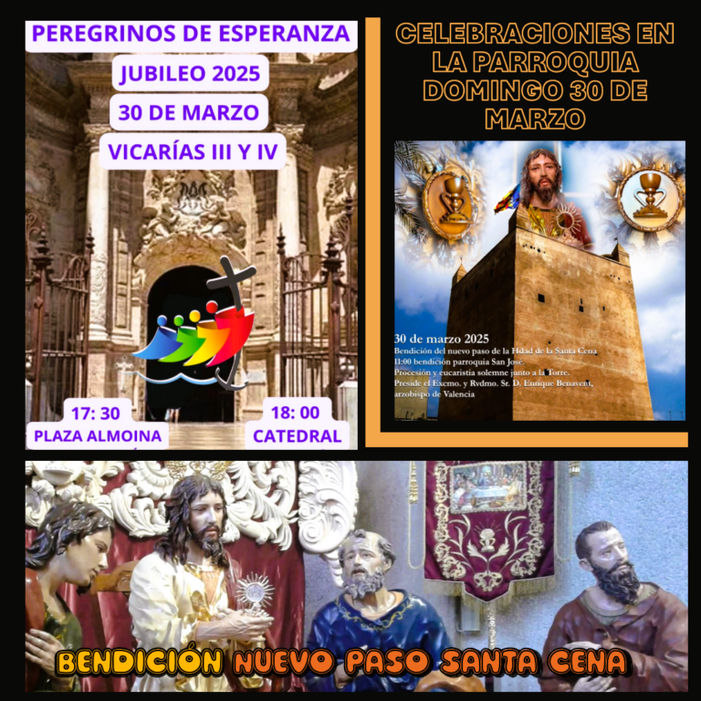 Celebraciones este domingo 30 de Marzo Parroquia San José. Por la ...